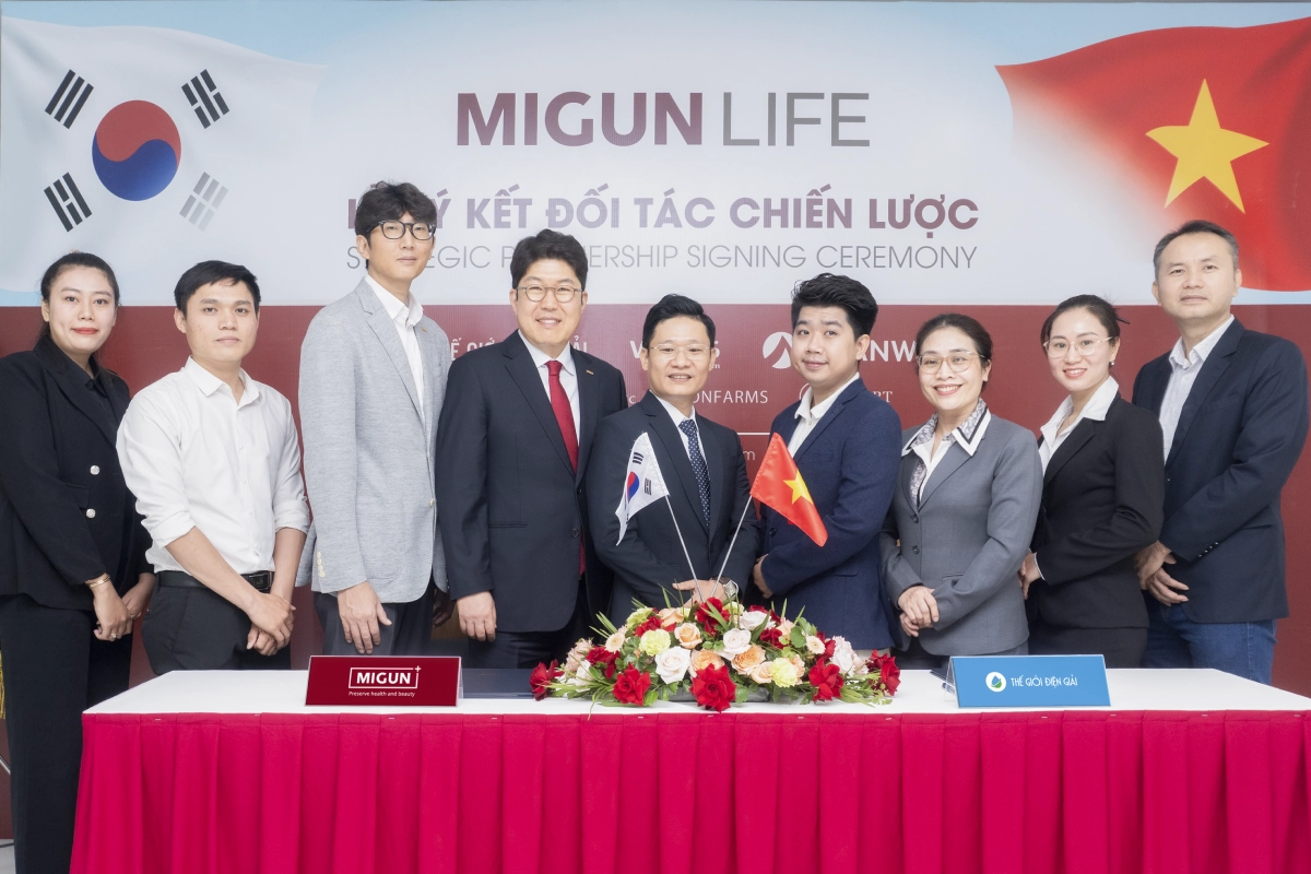 Lễ ký kết hợp tác Thế Giới Điện Giải x MIGUN Life: Dấu mốc hợp tác ...