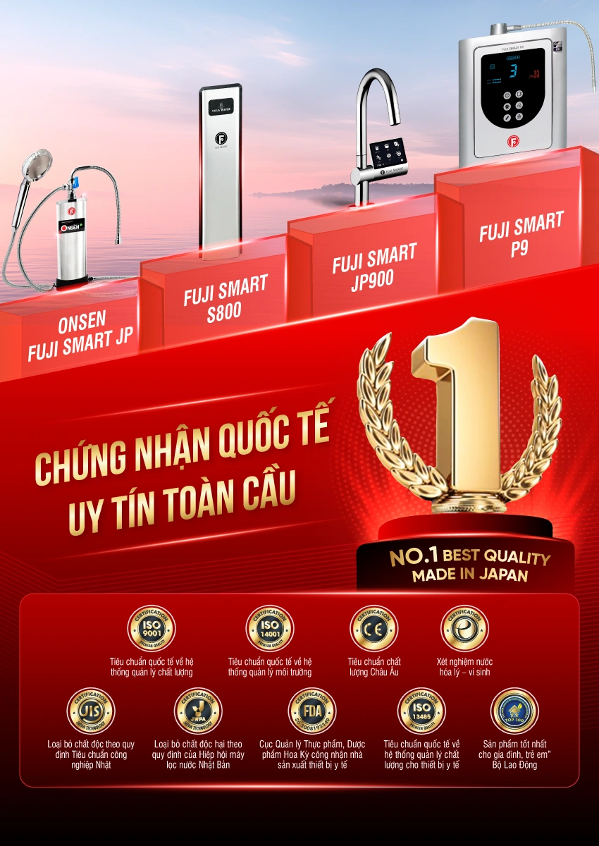 Hệ thống lọc tổng thông minh Fuji Smart S800 công nghệ lọc độc quyền số ...