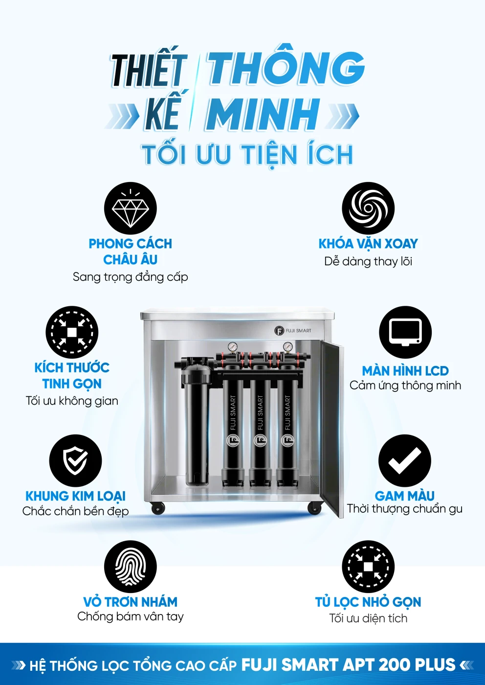 Hệ Thống Lọc Tổng Cao Cấp Fuji Smart APT 200 Plus